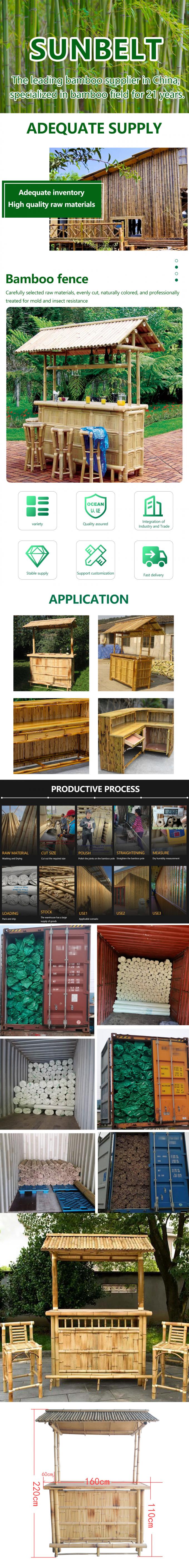 Tropical Cabana Party Outdoor Tiki Bar Bamboo Beach Tiki Bar With ...