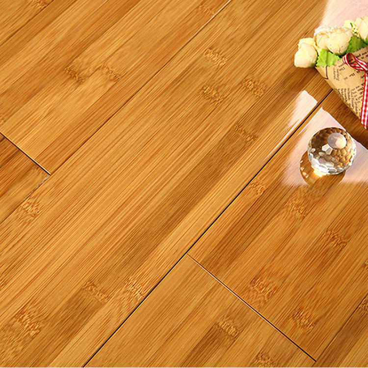 Vertical Bamboo Laminated Flooring Carbonized Color Solid Flooring Indoor