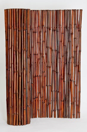 Natural Bamboo Material Painted Bamboo Fence Panels Rolled Bamboo Fence ...