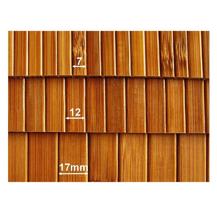 Wallcovering Natural Bamboo Slats Bamboo Paneling For Home Restaurant