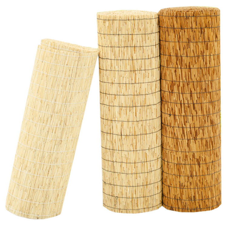Light Weight Decorative Rolled Reed Fence Eco Friendly Natural Panels ...