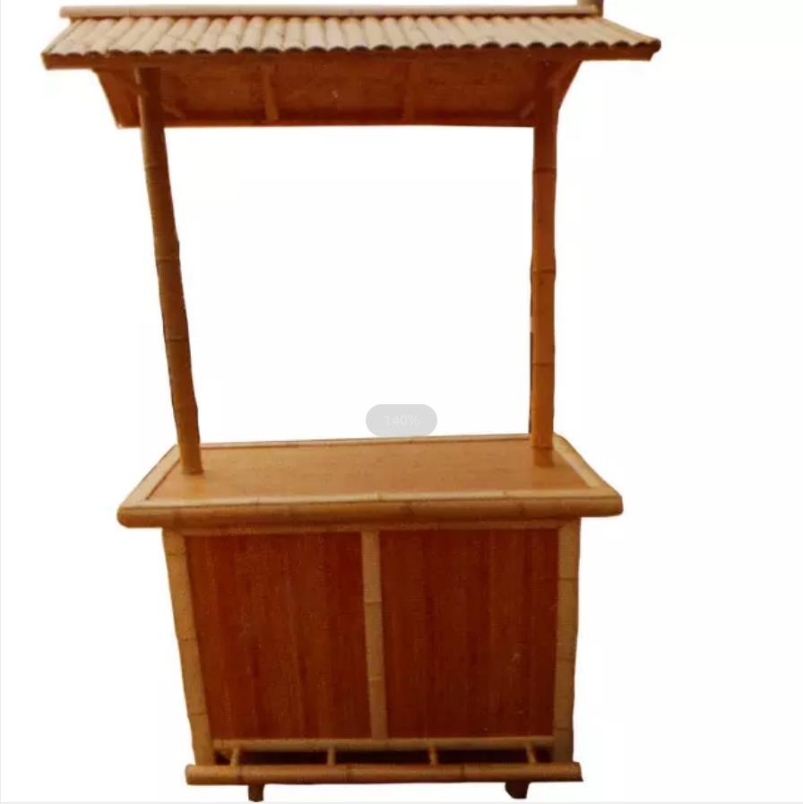 Bamboo Beach Tiki Bar With Bottle Rack Drinking Bamboo Chairs With Back ...
