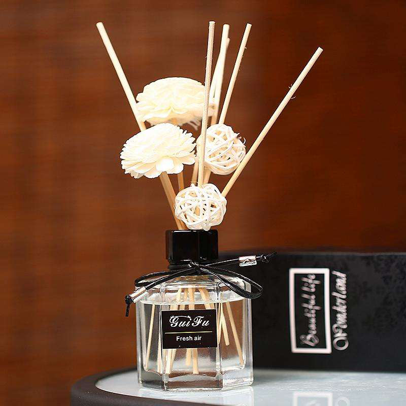 22.5cm Luxury Wooden Rattan Reed Diffuser Sticks Home Air Freshener ...