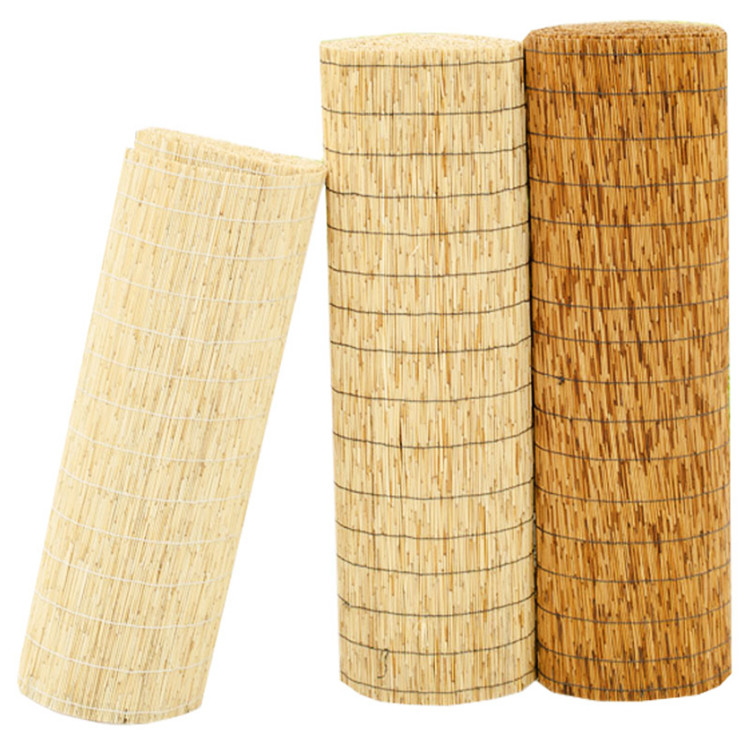 Light Weight Decorative Rolled Reed Fence Eco Friendly Natural Panels ...