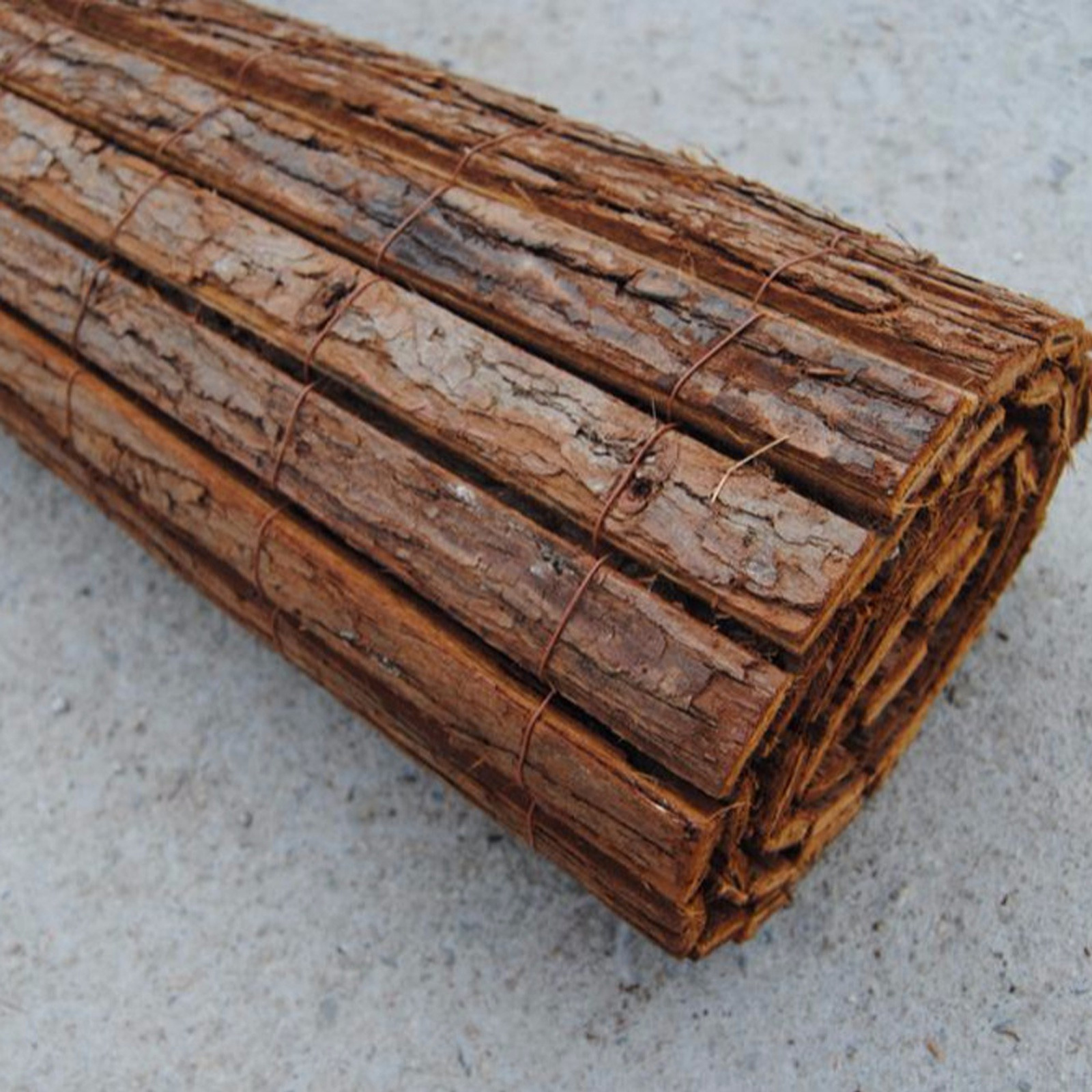 Eco-friendly Outdoor Bark Fence Bark Screening Garden Fence Screening ...